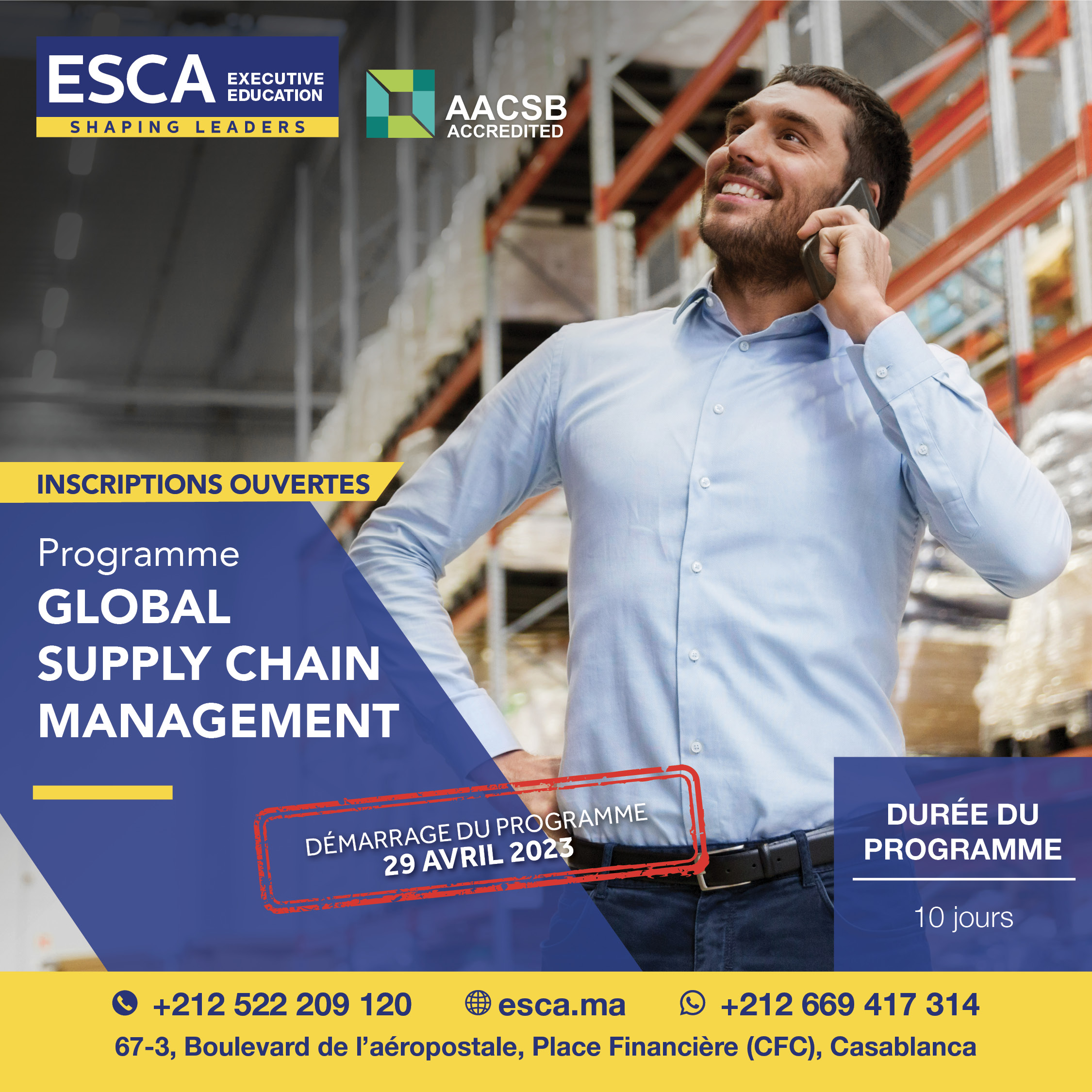 ESCA Ecole de Management | Programme Global Supply Chain